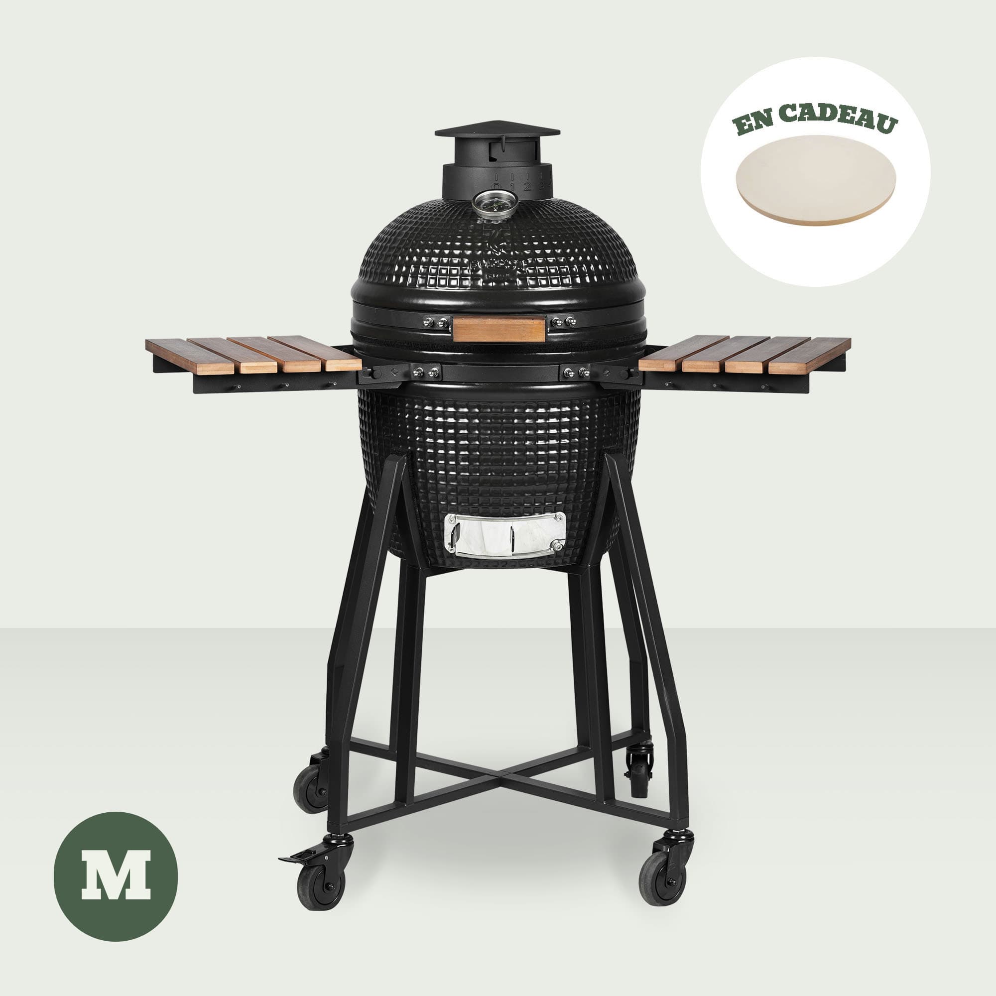 Affordable small Kamado barbecue – 16-inch Kamado for 4 to 6 people ...